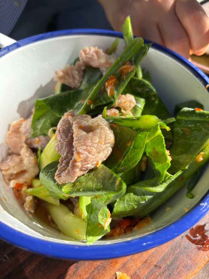 Thai Spicy Lime Pork Salad (Moo Manao) | Bell VKit